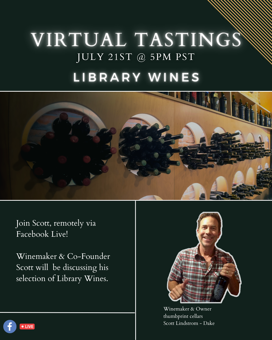 Thumbprint Cellars | Virtual Tasting: Surprise Library Wines